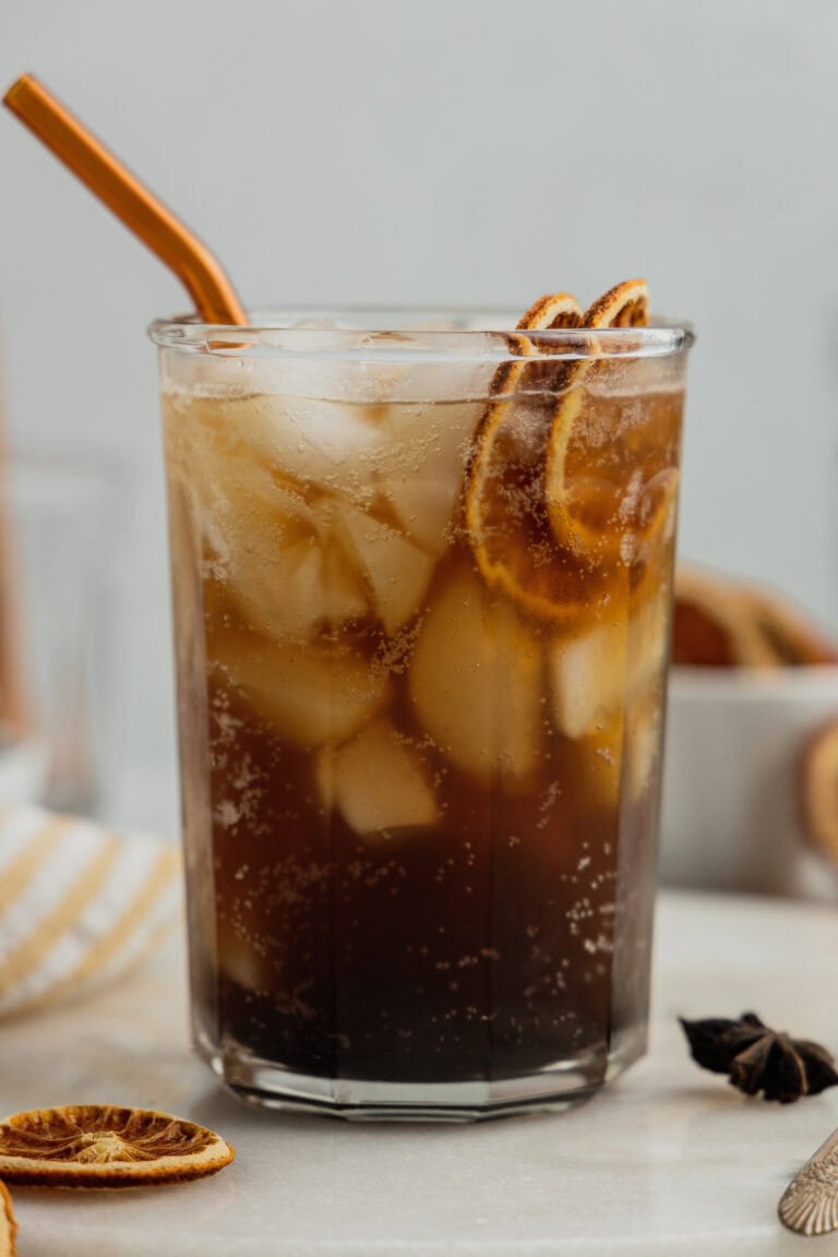 Spiced Coffee Soda (Made with Coffee Simple Syrup) - Midwest Nice