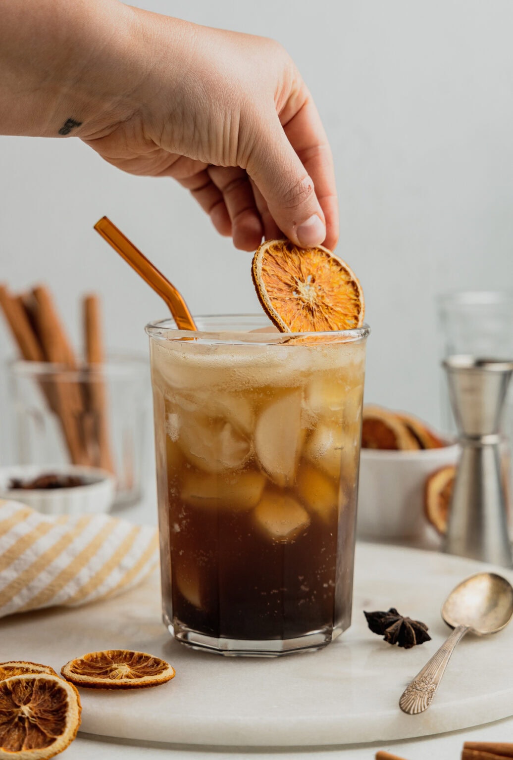 Spiced Coffee Soda (Made with Coffee Simple Syrup) - Midwest Nice