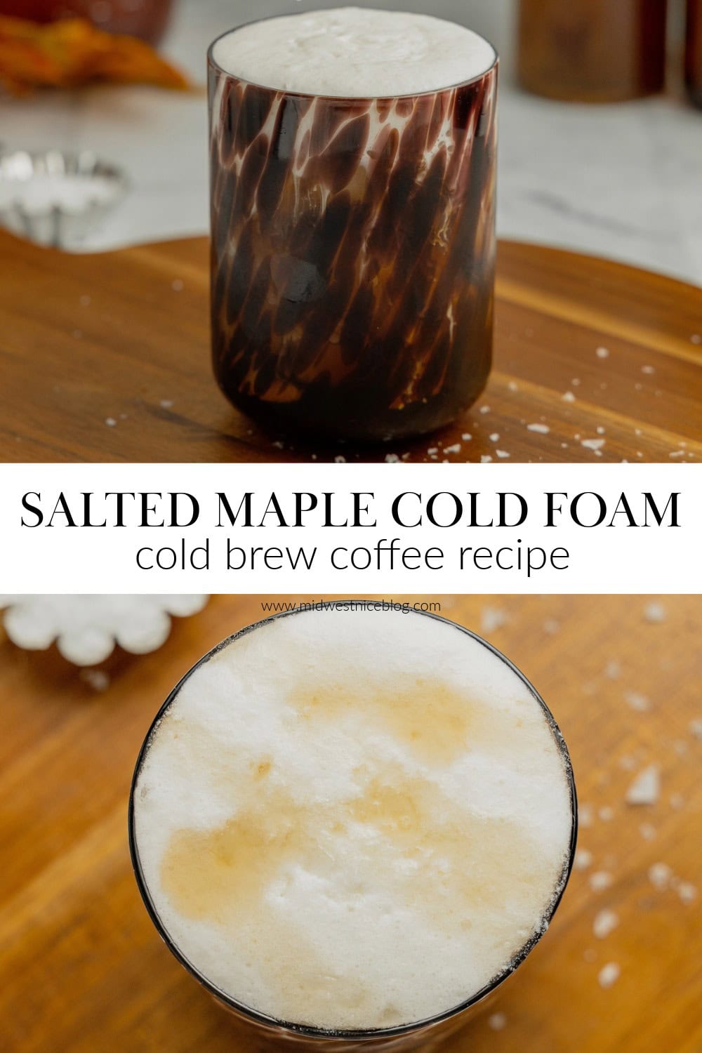 Salted Maple Cold Foam Cold Brew Coffee - Midwest Nice